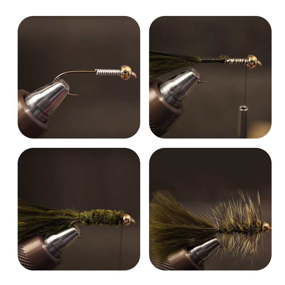 HERCULES Fly Tying Lead Wire, Nymph Body Weight Thread Streamer Weight ...