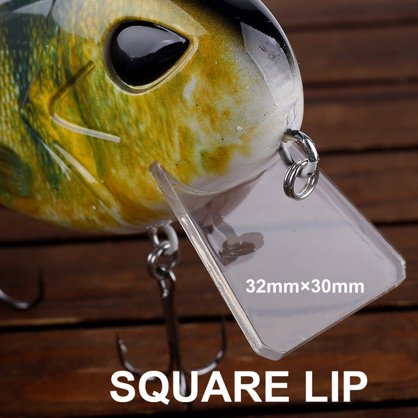 HERCULES Multi-jointed Floating Lure with Soft Tail Fishing Lures ...